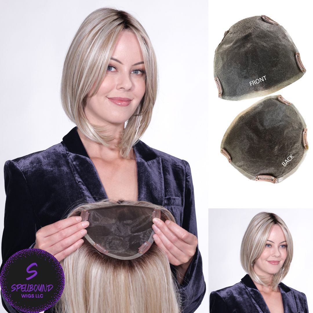 Ultimate Handtied Lace Front Topper 12" - by BelleTress – Spellbound